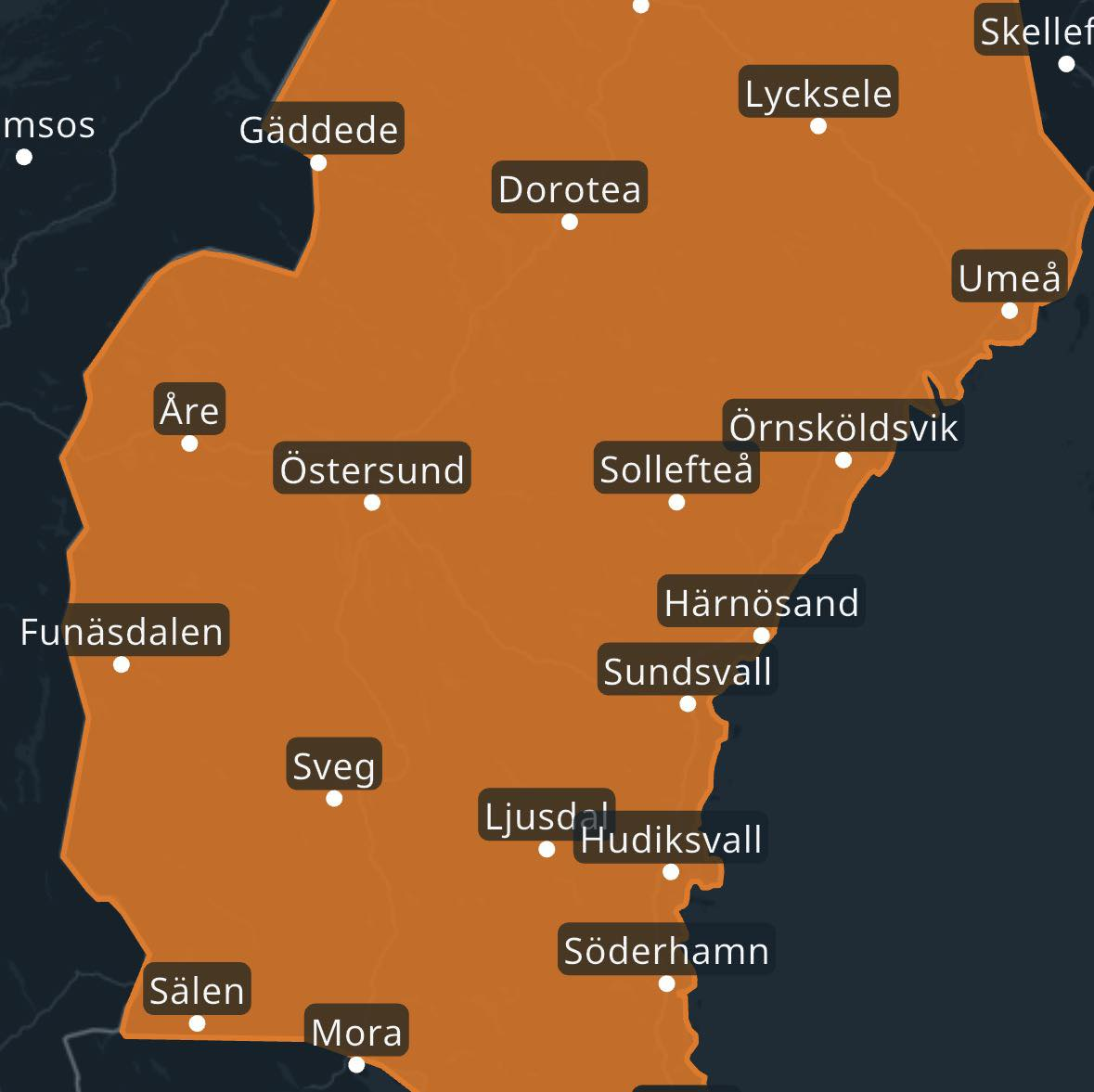 Stormen Johannes - Räddningstjänsten Jämtland